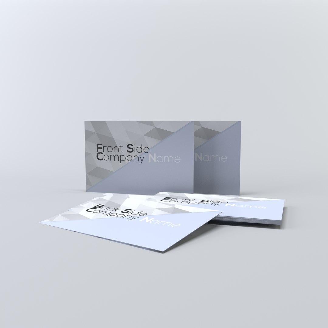 Free business card display 3D model - TurboSquid 1249110