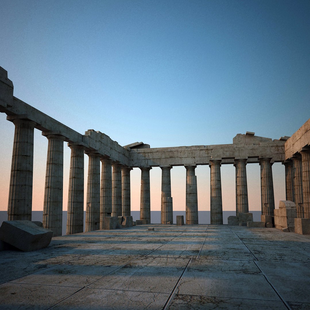 Parthenon V2 3d Model