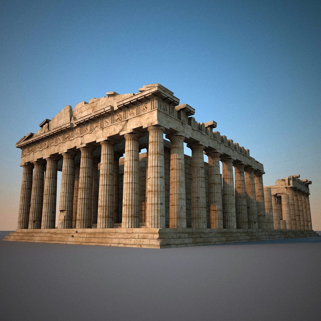 Parthenon V2 3d Model