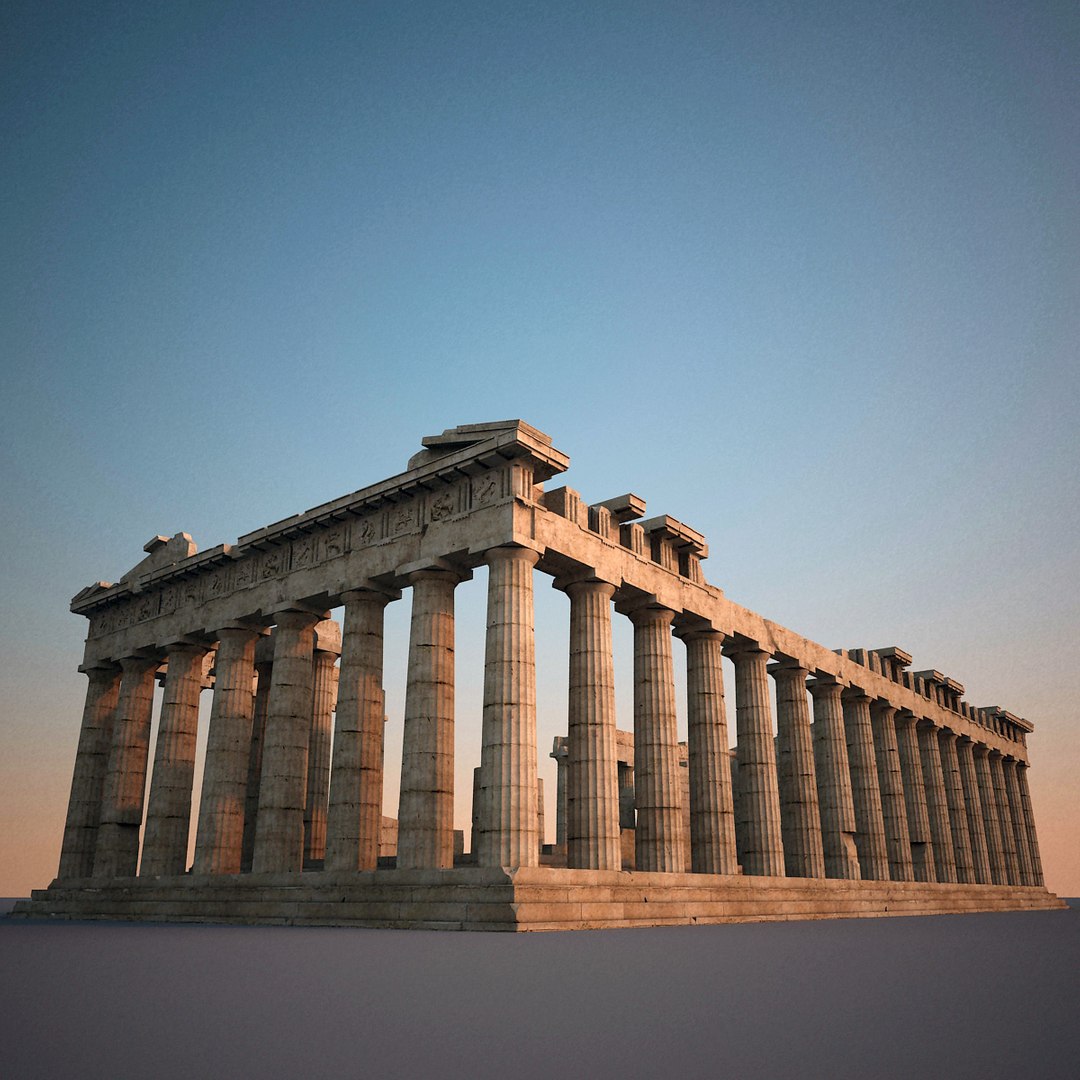 Parthenon V2 3d Model