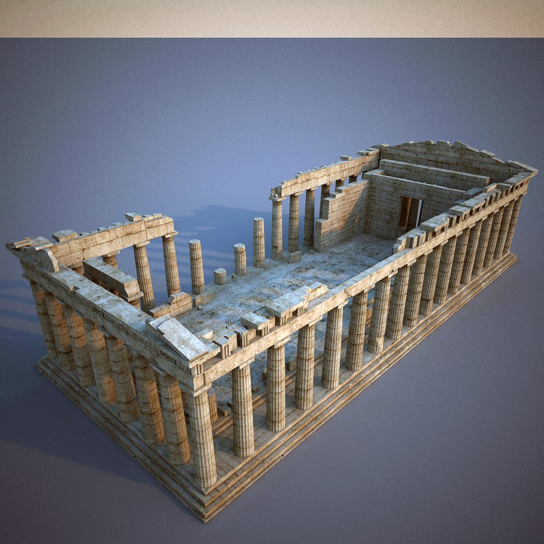 Parthenon V2 3d Model
