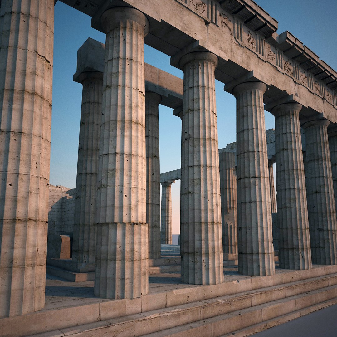 Parthenon V2 3d Model