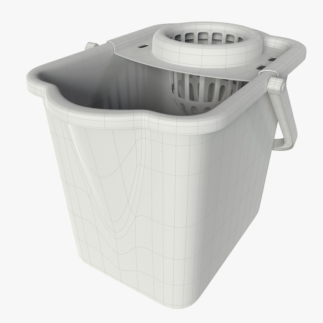 3D Mop Bucket - TurboSquid 1936189