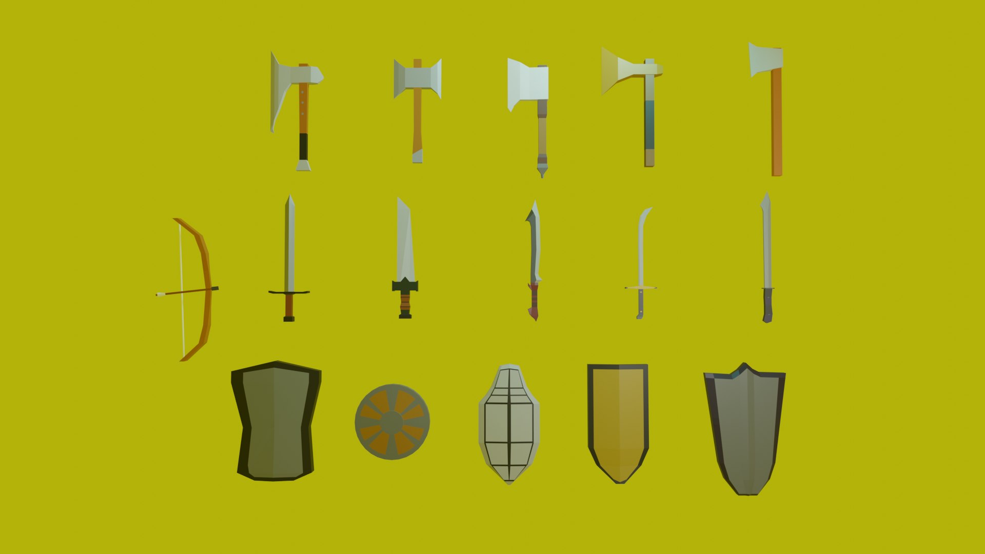 3D Low Poly RPG Kit - TurboSquid 2083882