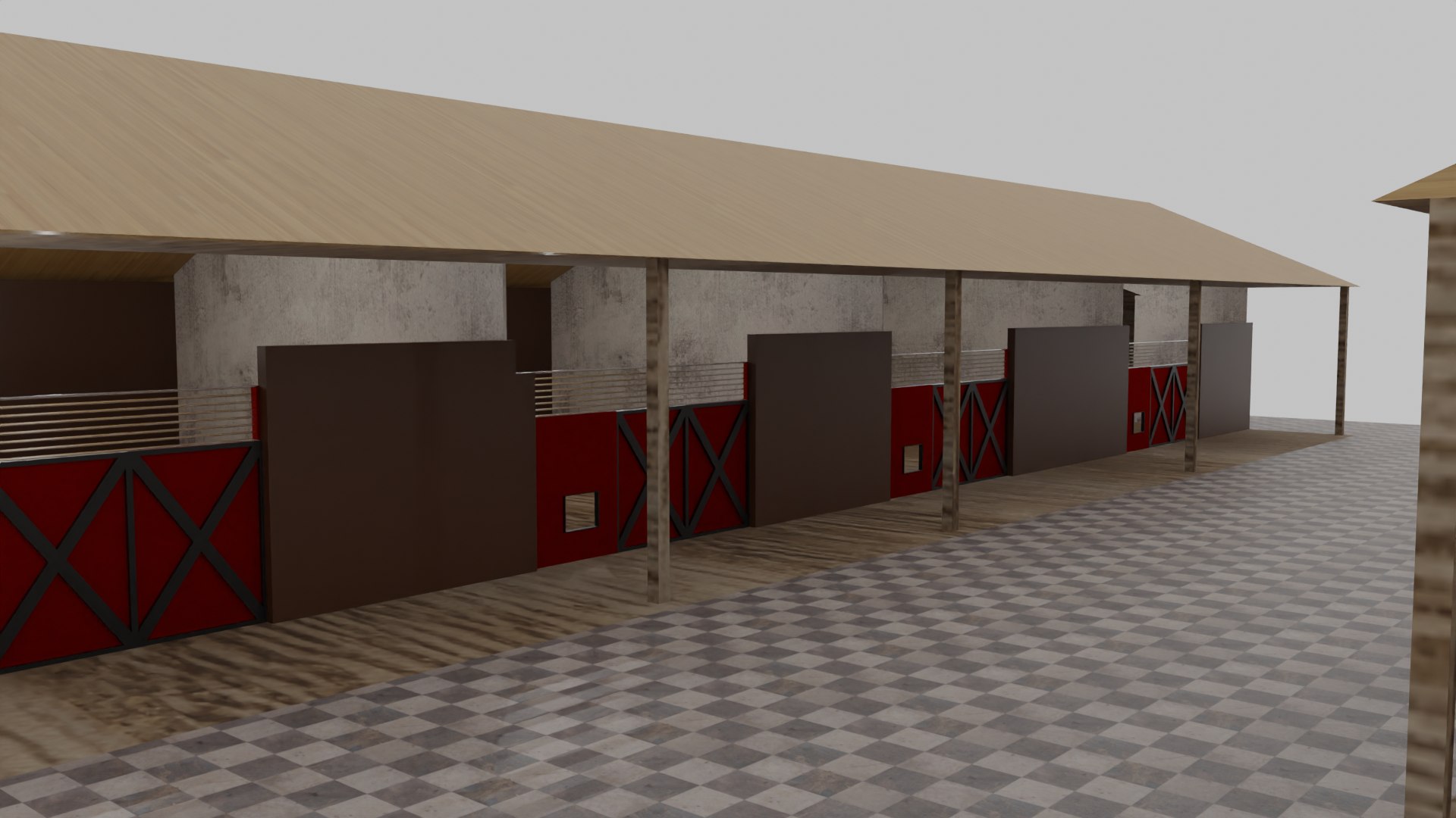 3D Horse Stable - TurboSquid 2159159