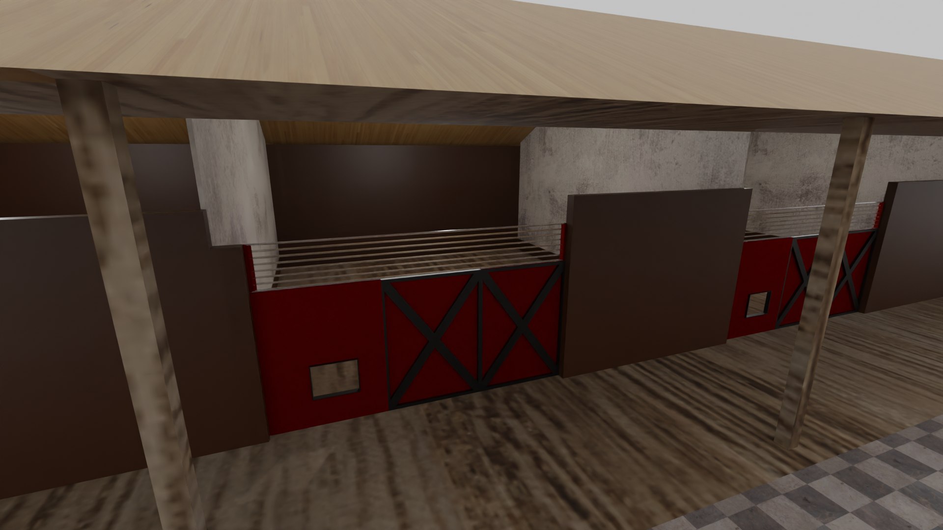 3D Horse Stable - TurboSquid 2159159