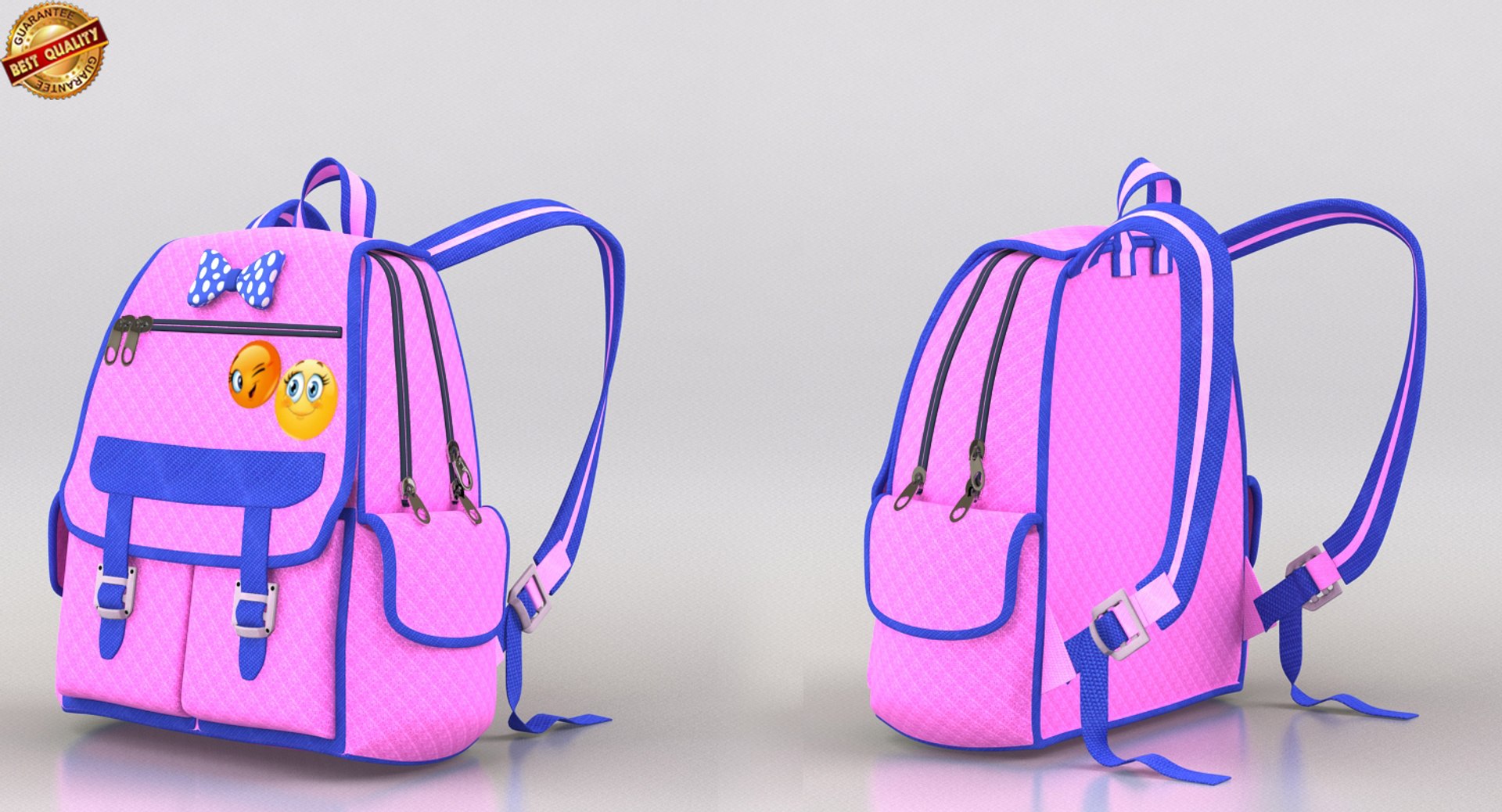 School Backpack 3D Model - TurboSquid 1161927