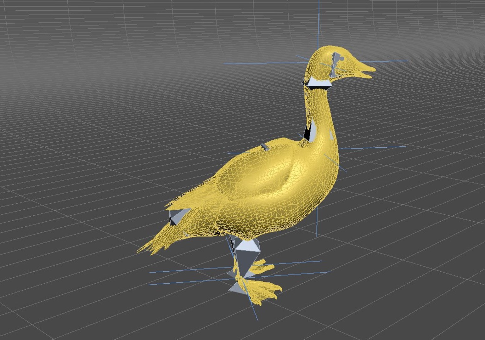 3D goose rigged - TurboSquid 1418535