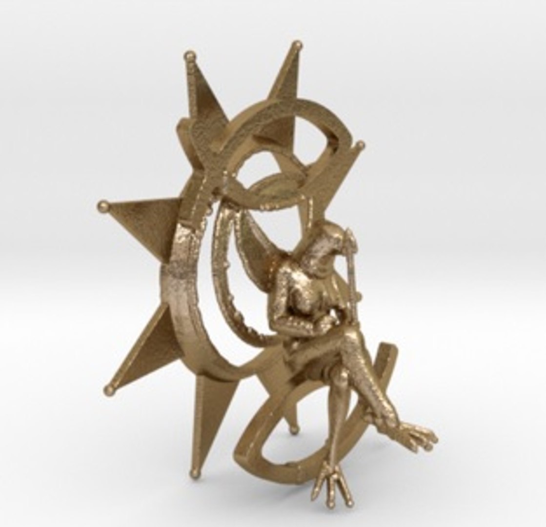 3d Model Luck Sign Venus