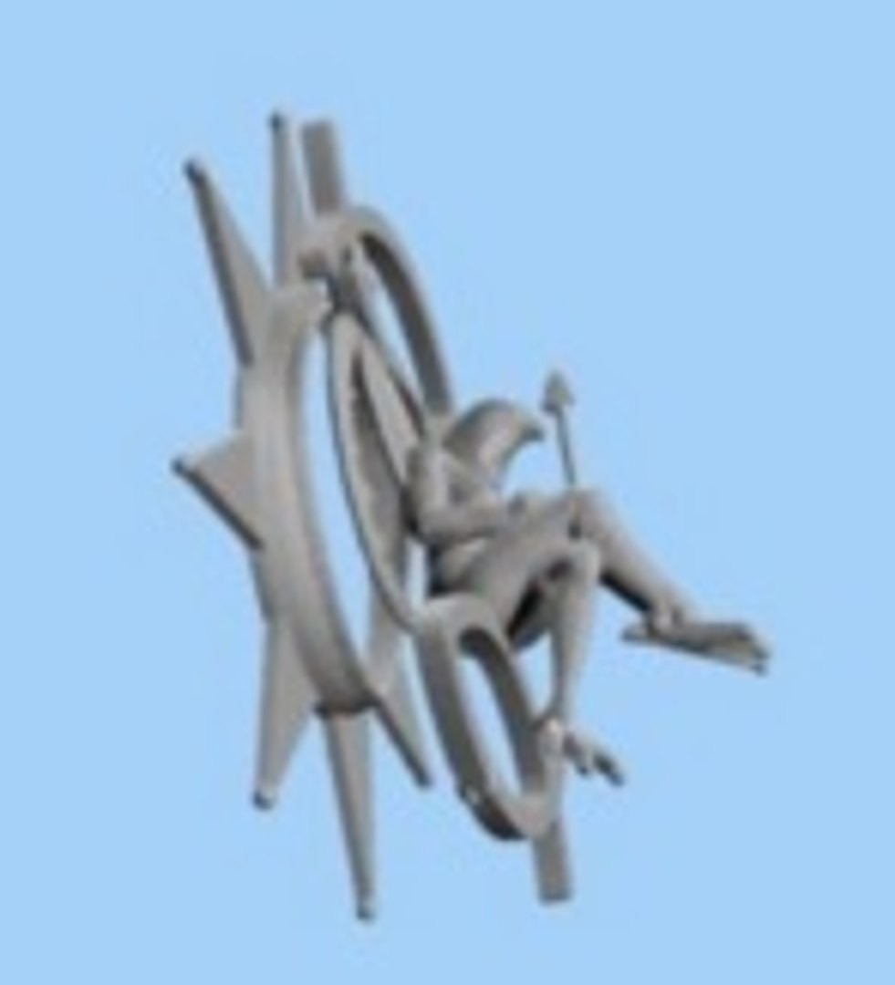 3d Model Luck Sign Venus