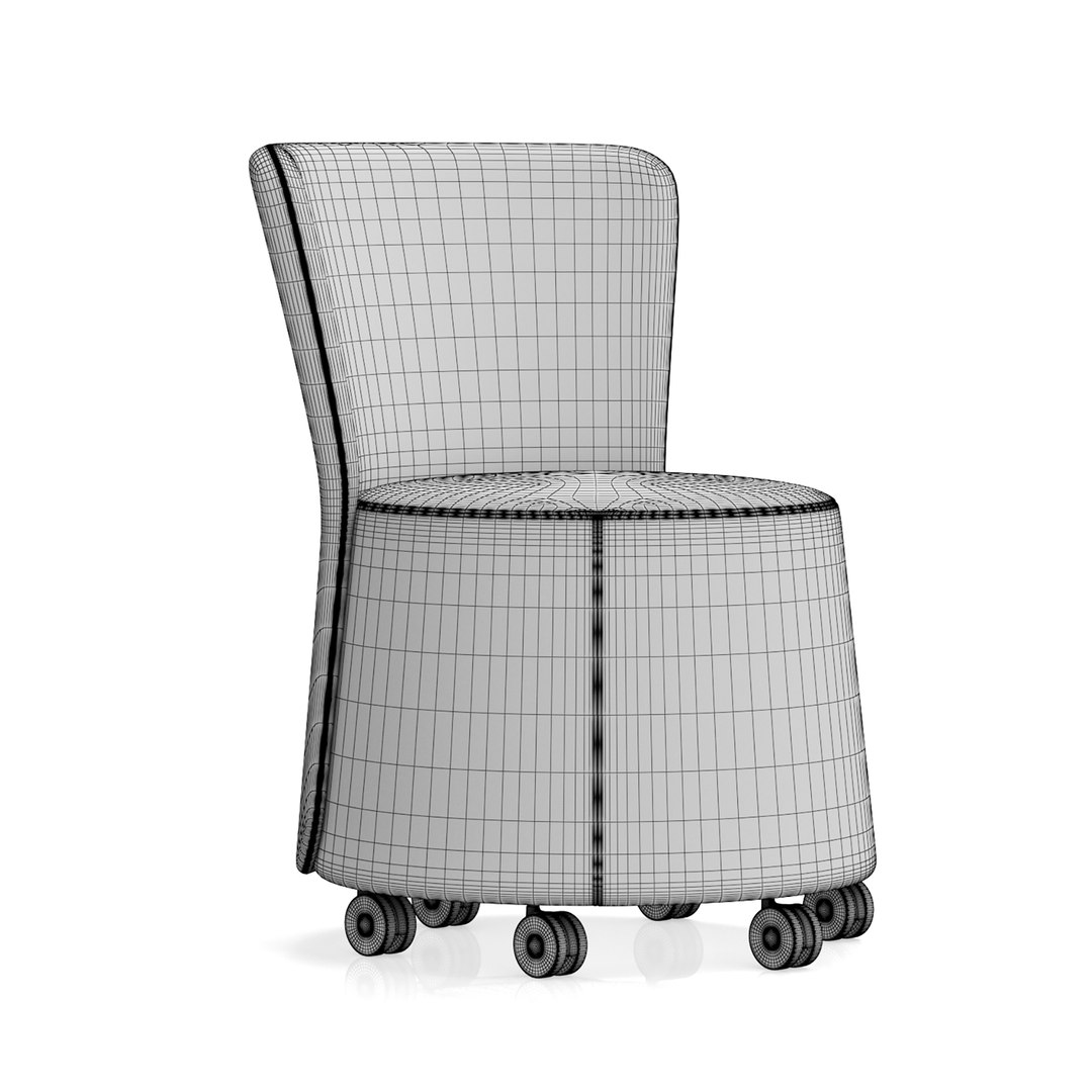 Chair Seat Ottoman 3D Model - TurboSquid 1679295
