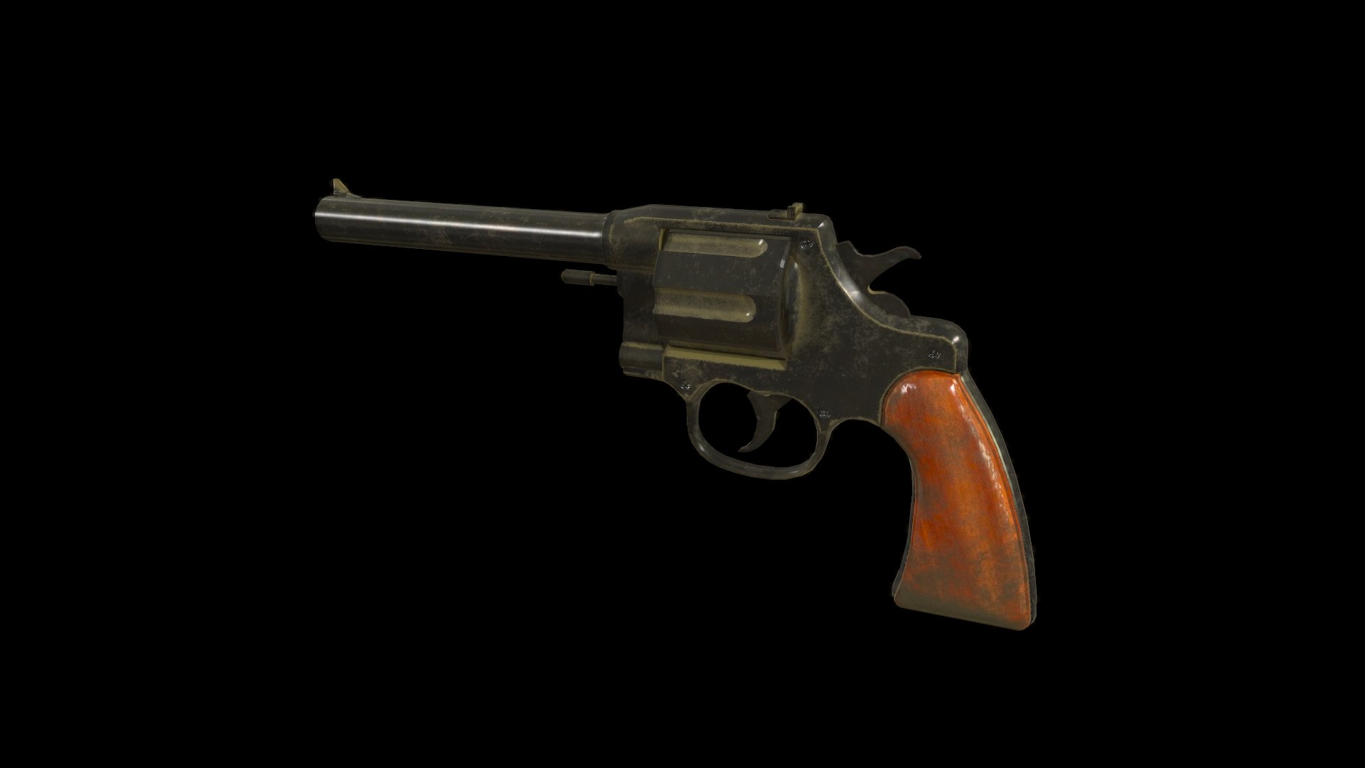 Colt 45 Revolver Peacemaker 3D Model - TurboSquid 1152836