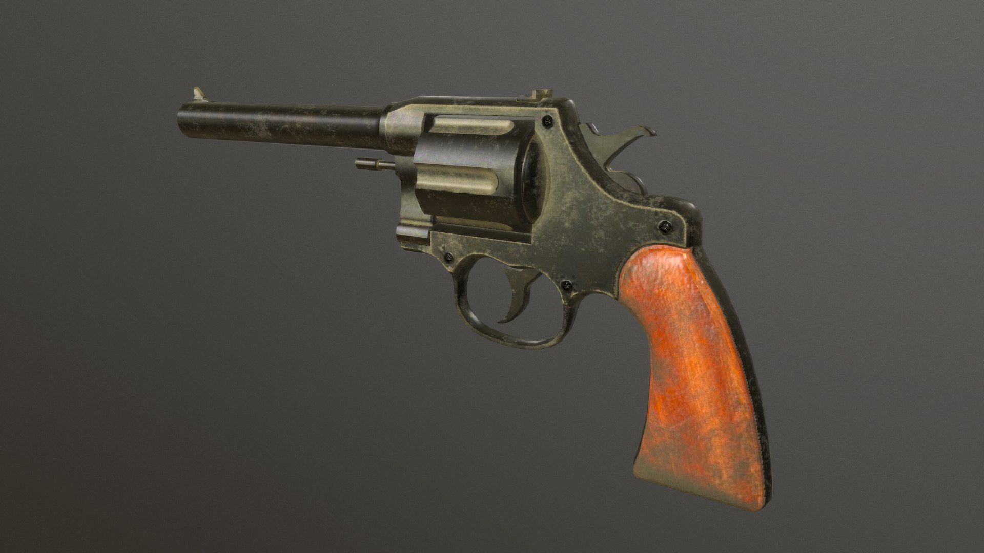 Colt 45 Revolver Peacemaker 3D Model - TurboSquid 1152836