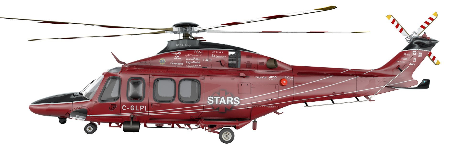 3D AW139 STARS L2220 Model - TurboSquid 2285316