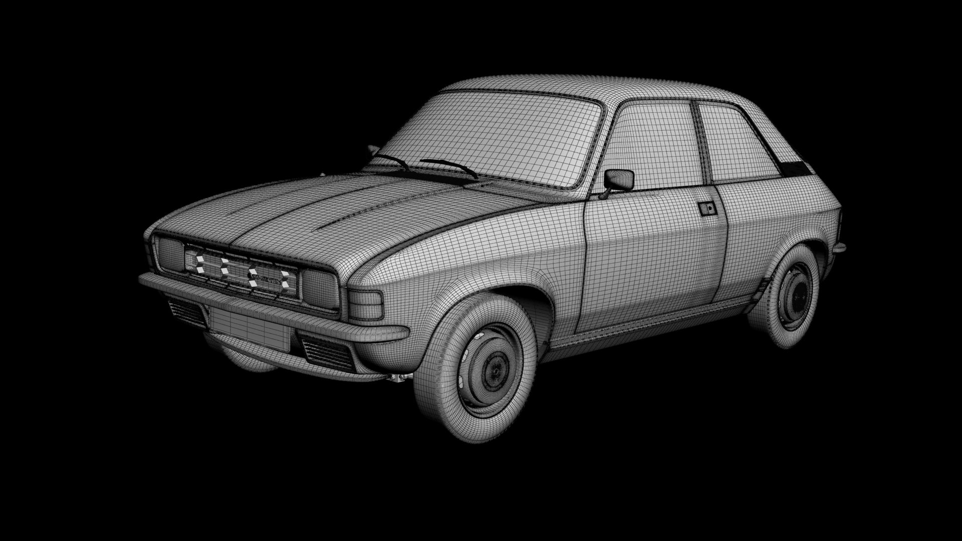 3D Austin Allegro 2-door Model - TurboSquid 2297945