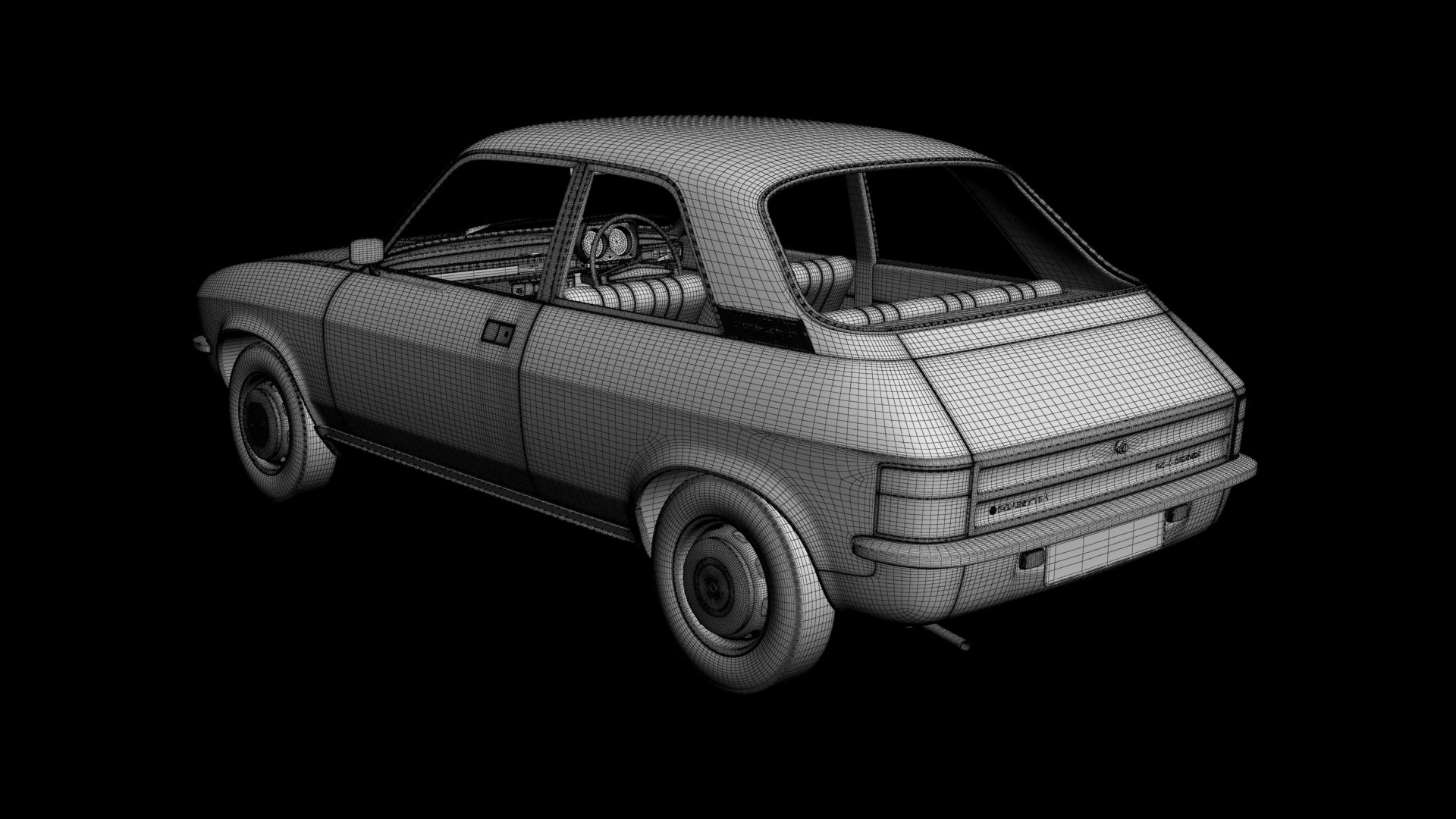 3D Austin Allegro 2-door Model - TurboSquid 2297945