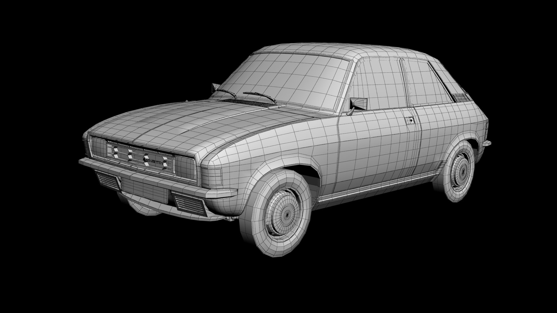 3D Austin Allegro 2-door Model - TurboSquid 2297945