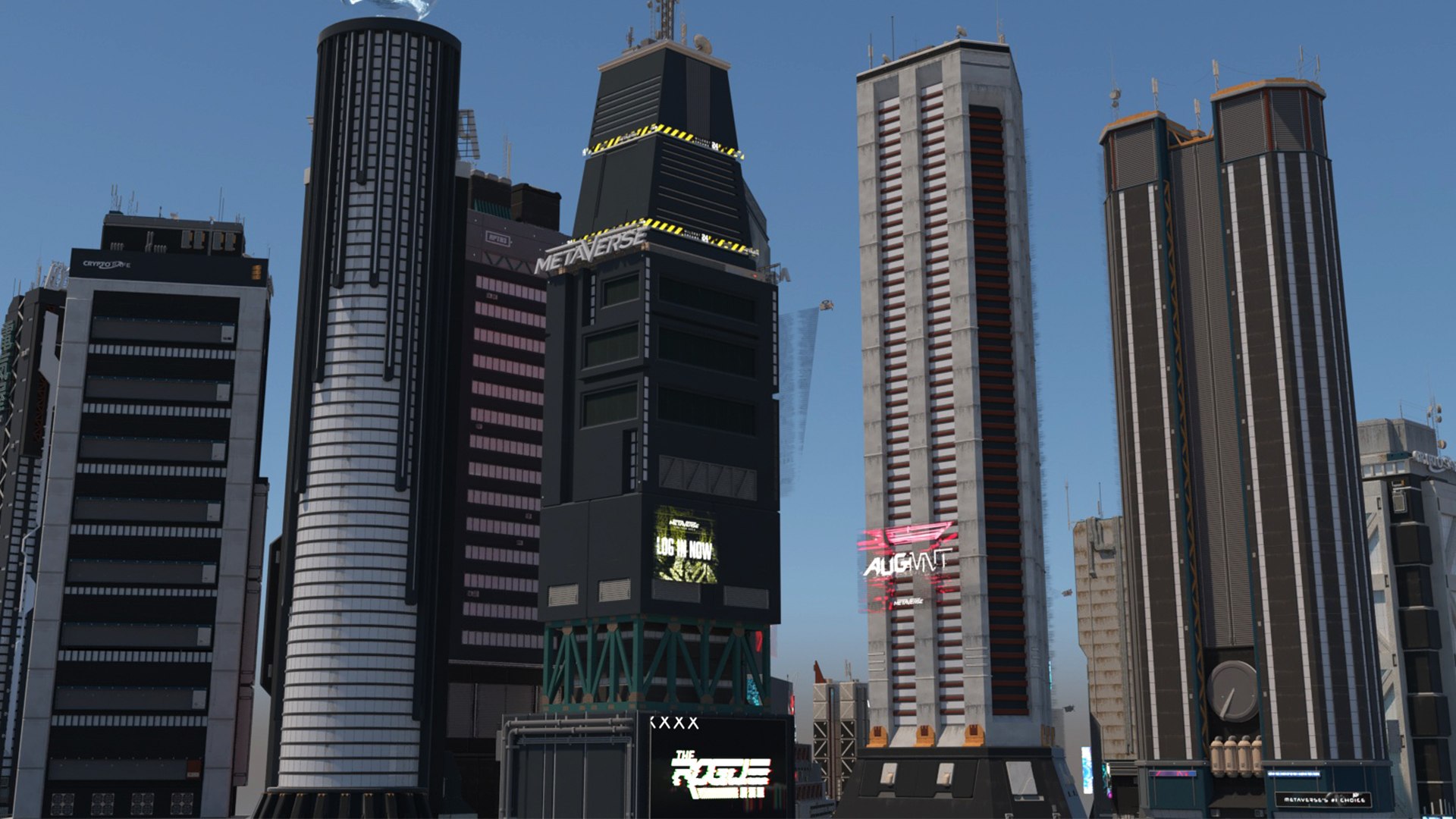 3D Cyberpunk Metropolis Model - TurboSquid 2229185