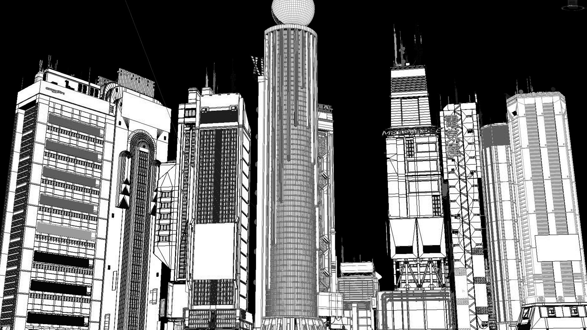 3D Cyberpunk Metropolis Model - TurboSquid 2229185