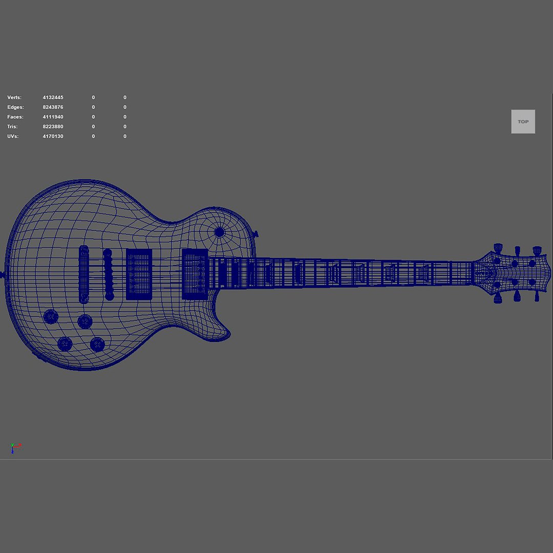 Electric Guitar Model 3D - TurboSquid 2190390