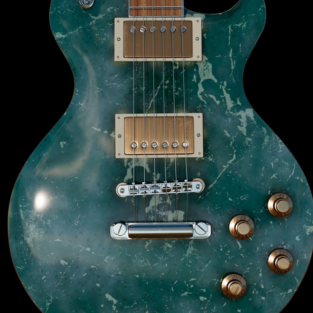 Electric Guitar Model 3D - TurboSquid 2190390
