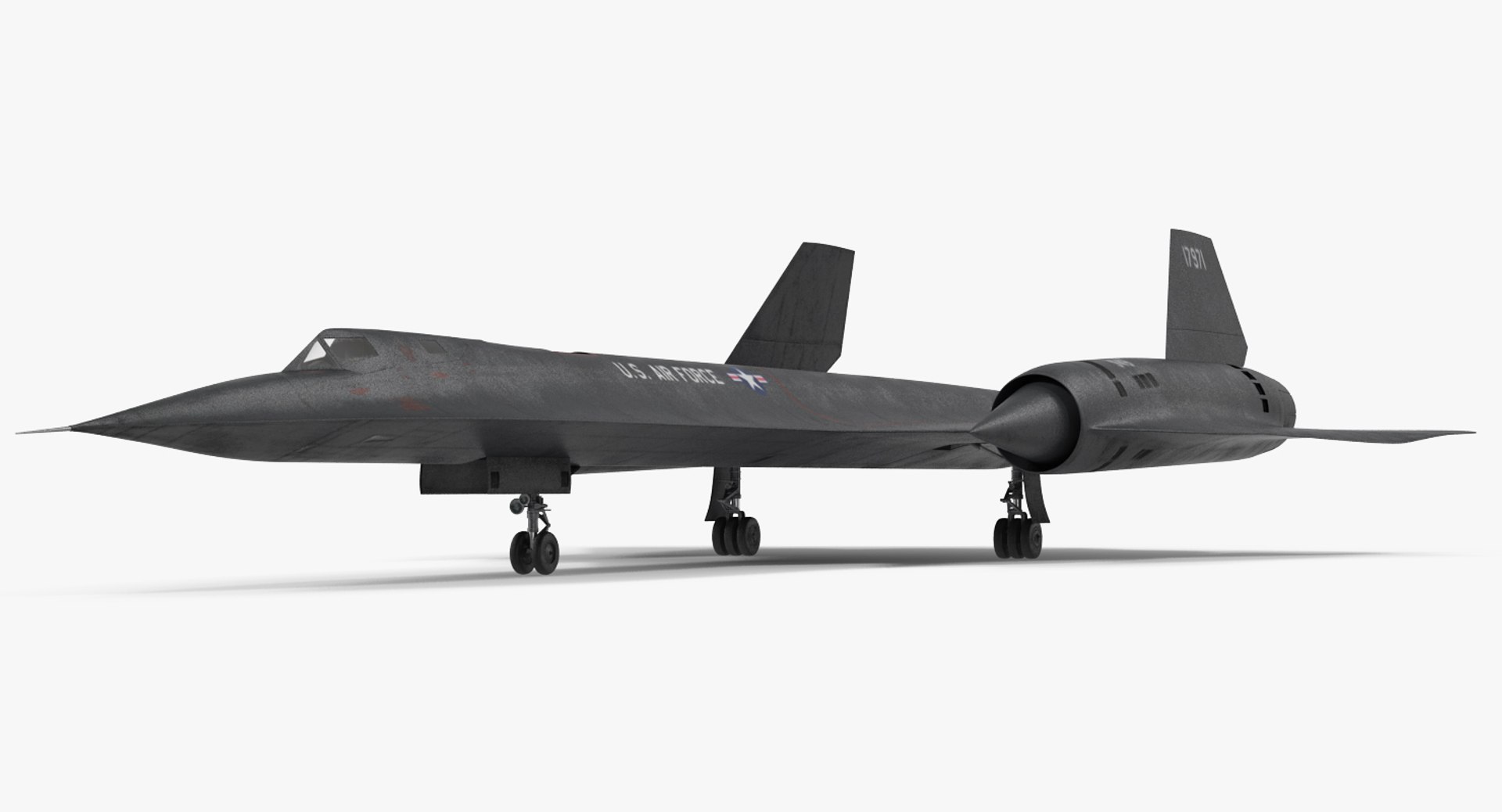 3d 3ds Lockheed Sr-71 Blackbird
