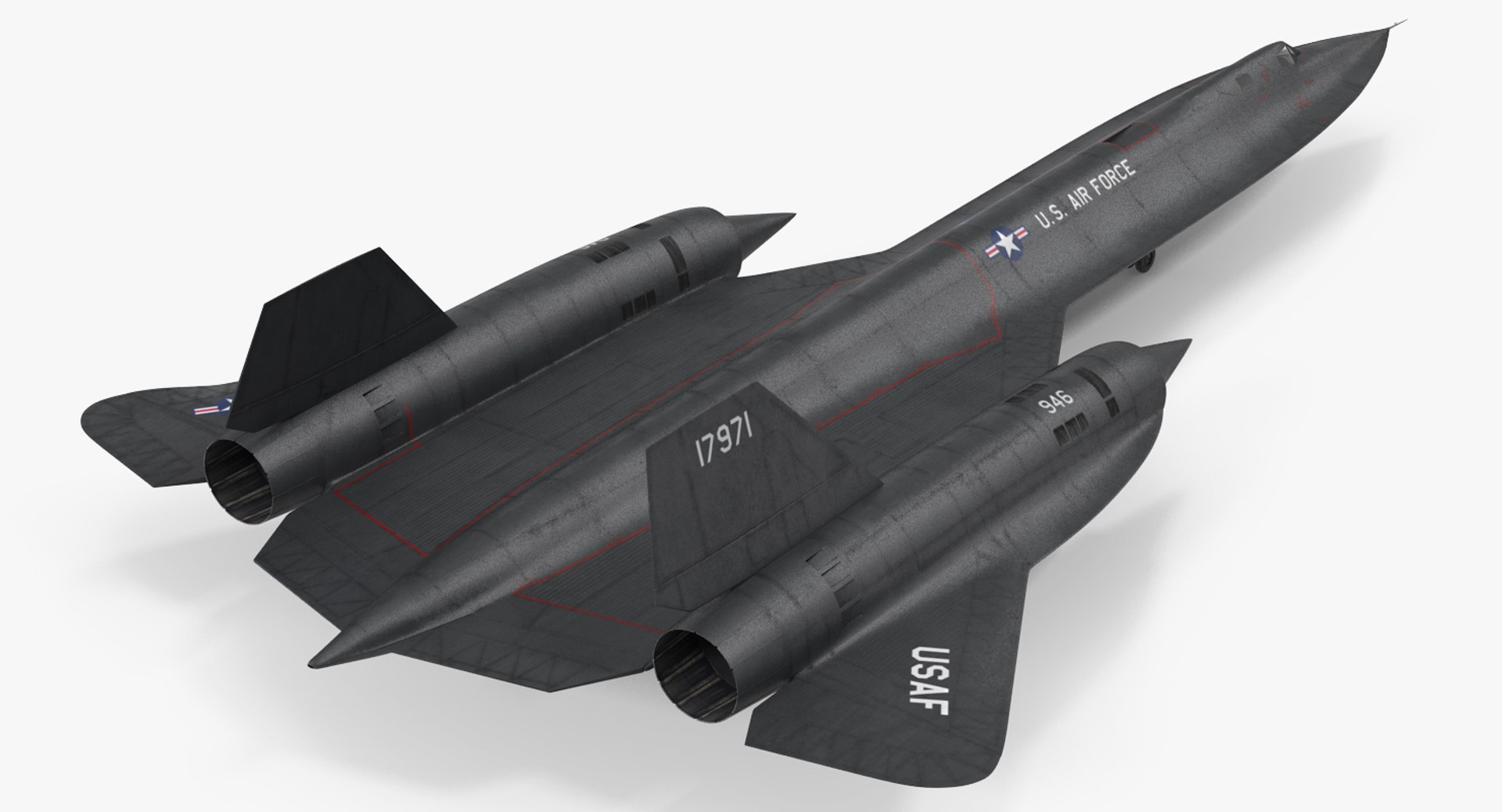 3d 3ds Lockheed Sr-71 Blackbird