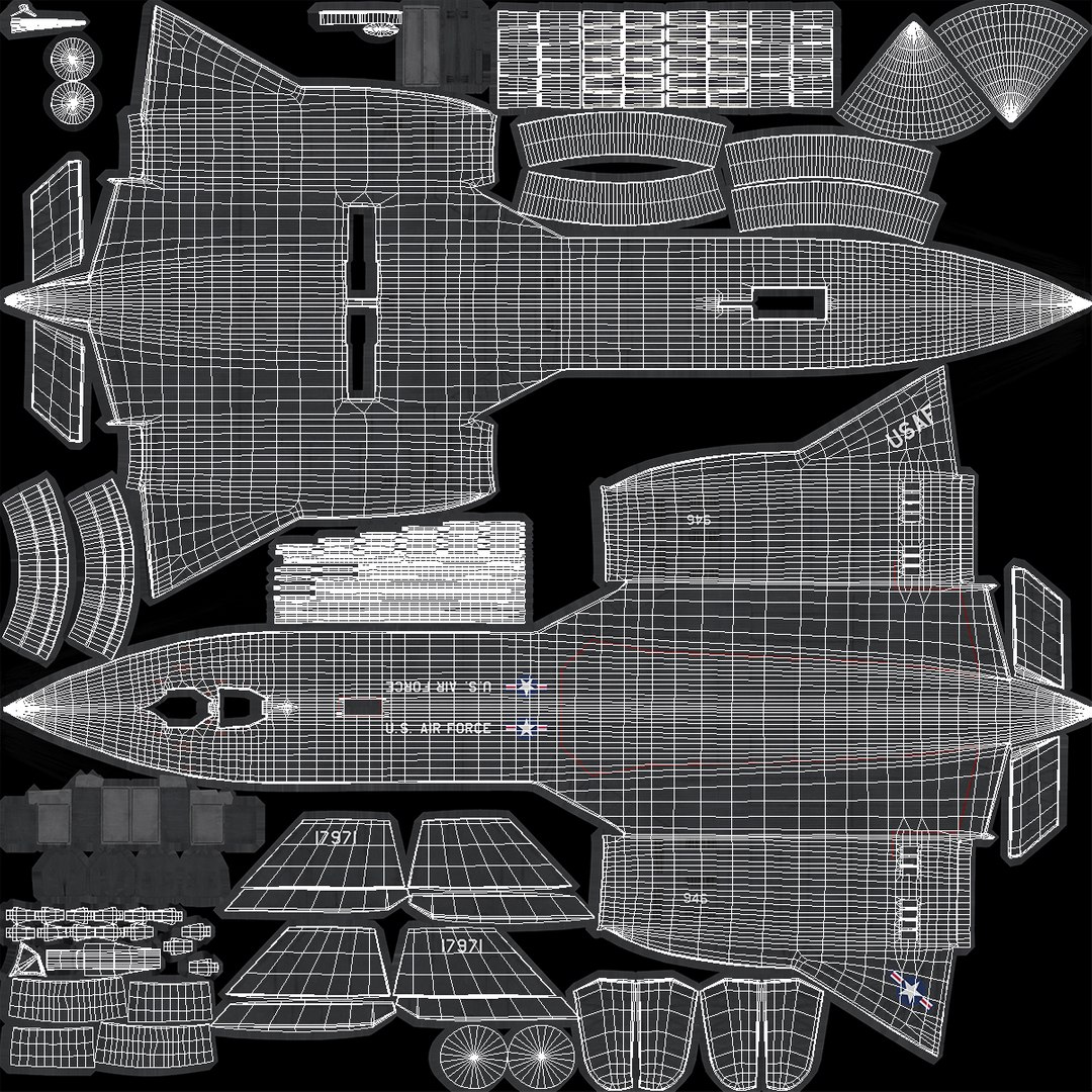 3d 3ds Lockheed Sr-71 Blackbird