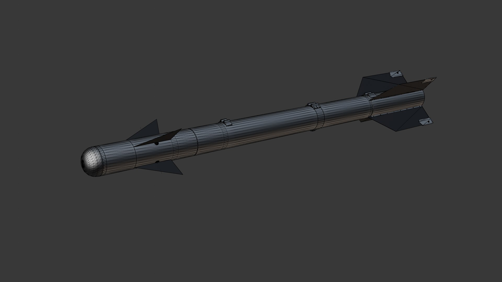 AIM-9B 3D Model - TurboSquid 2282805