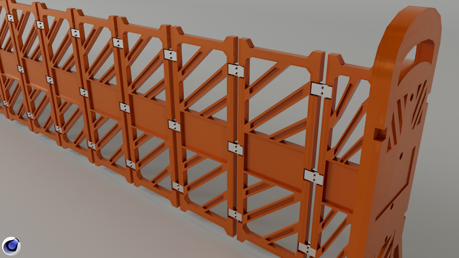 3D Expendable Barrier - TurboSquid 2264381