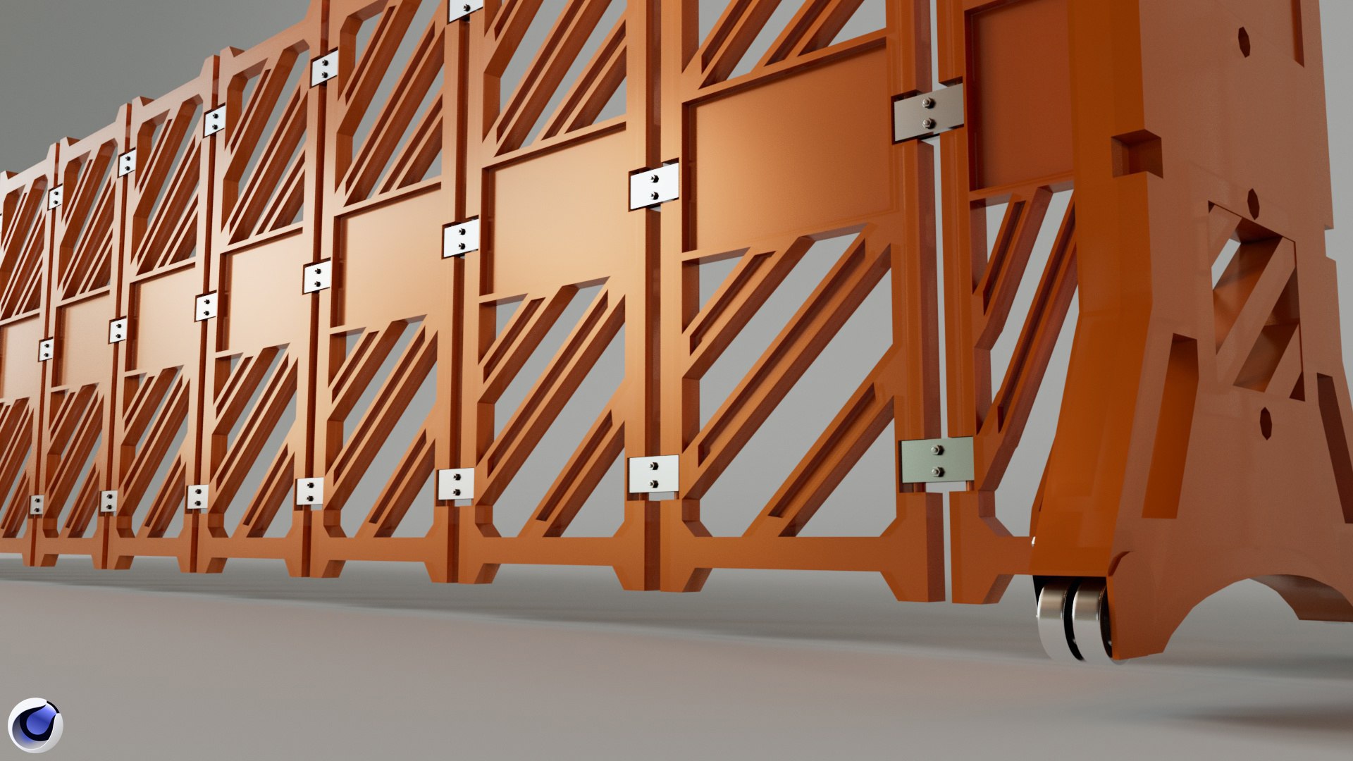 3D Expendable Barrier - TurboSquid 2264381