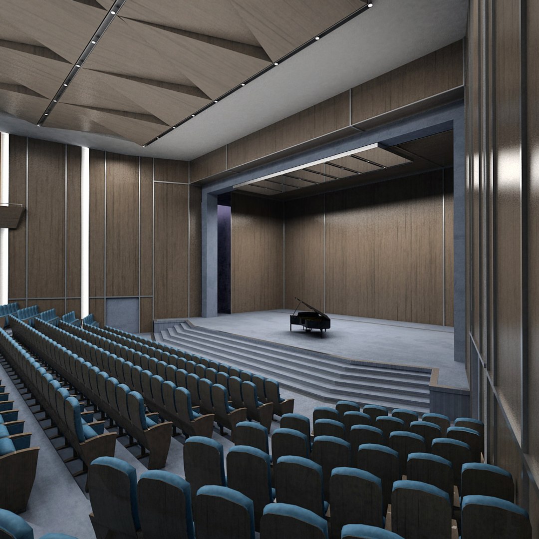 Auditorium Theater 3d Max
