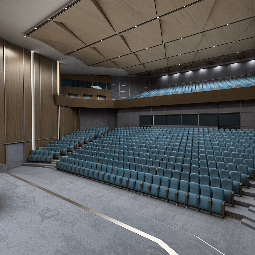 auditorium theater 3d max