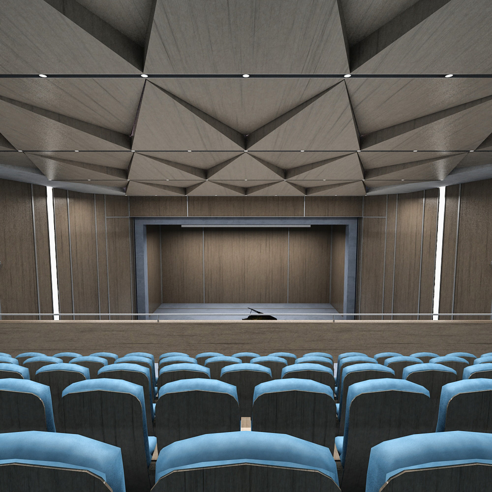 auditorium theater 3d max