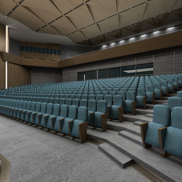 auditorium theater 3d max