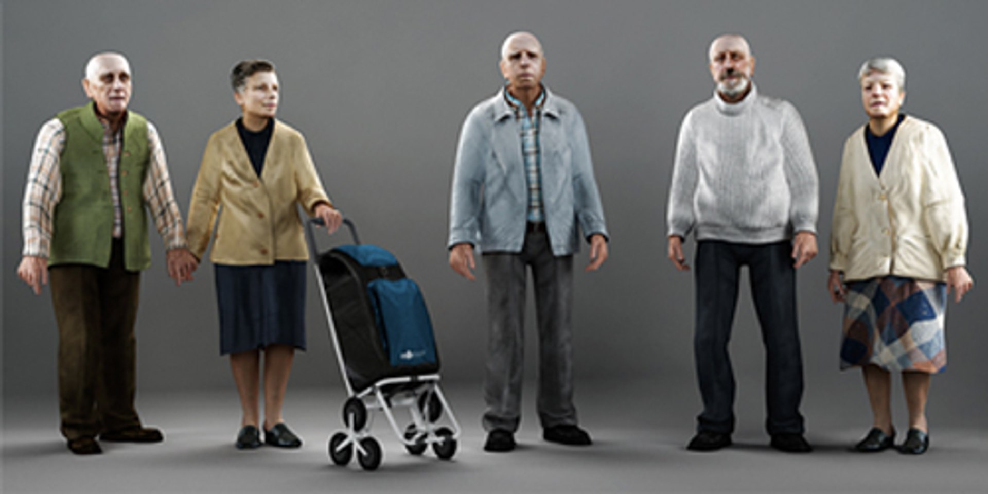 3d x axyz rigged characters