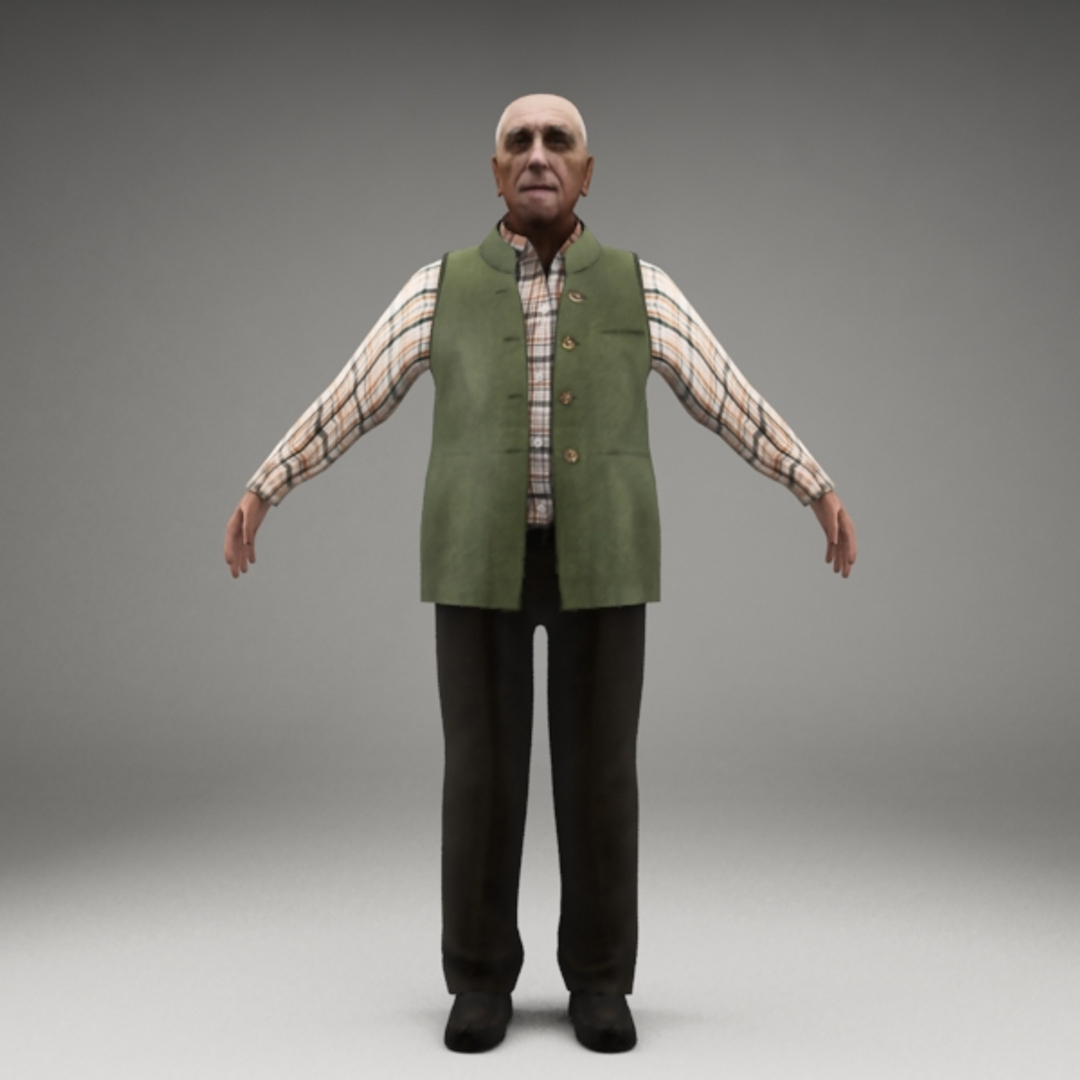 3d x axyz rigged characters