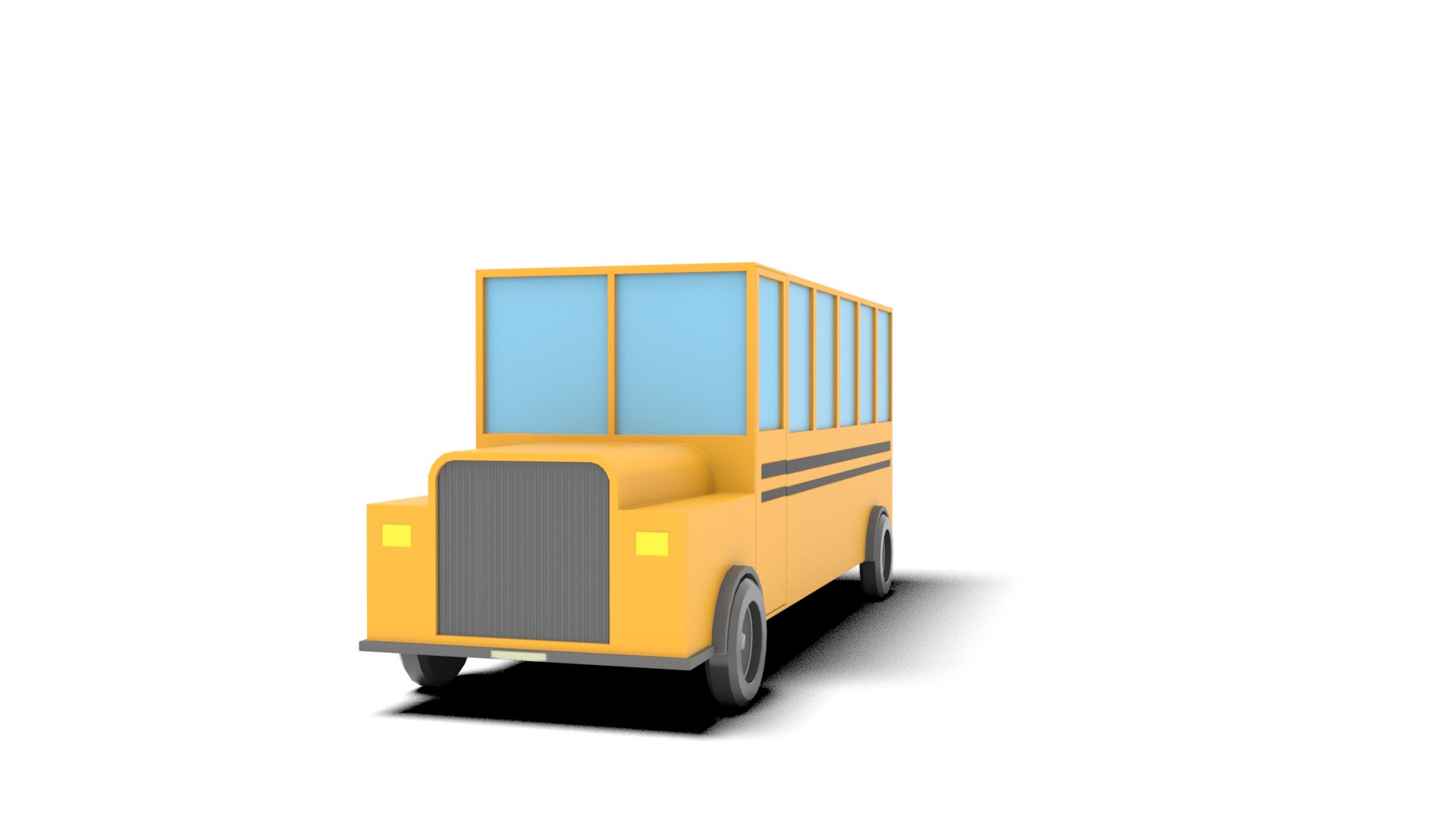 Cartoon Bus Rigged 3D Model - TurboSquid 1857913