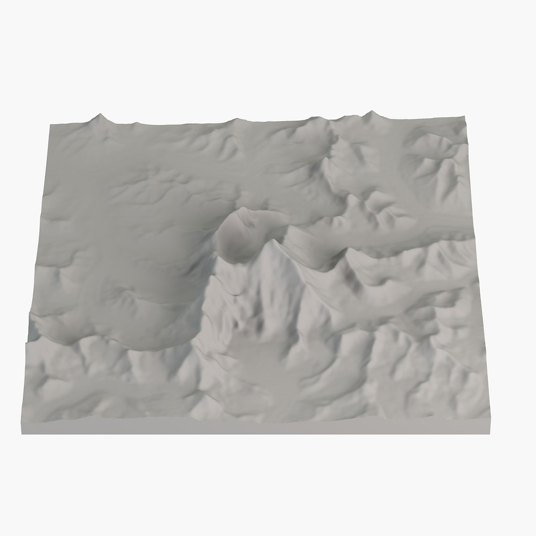 3d Landscape Mount Everest Model