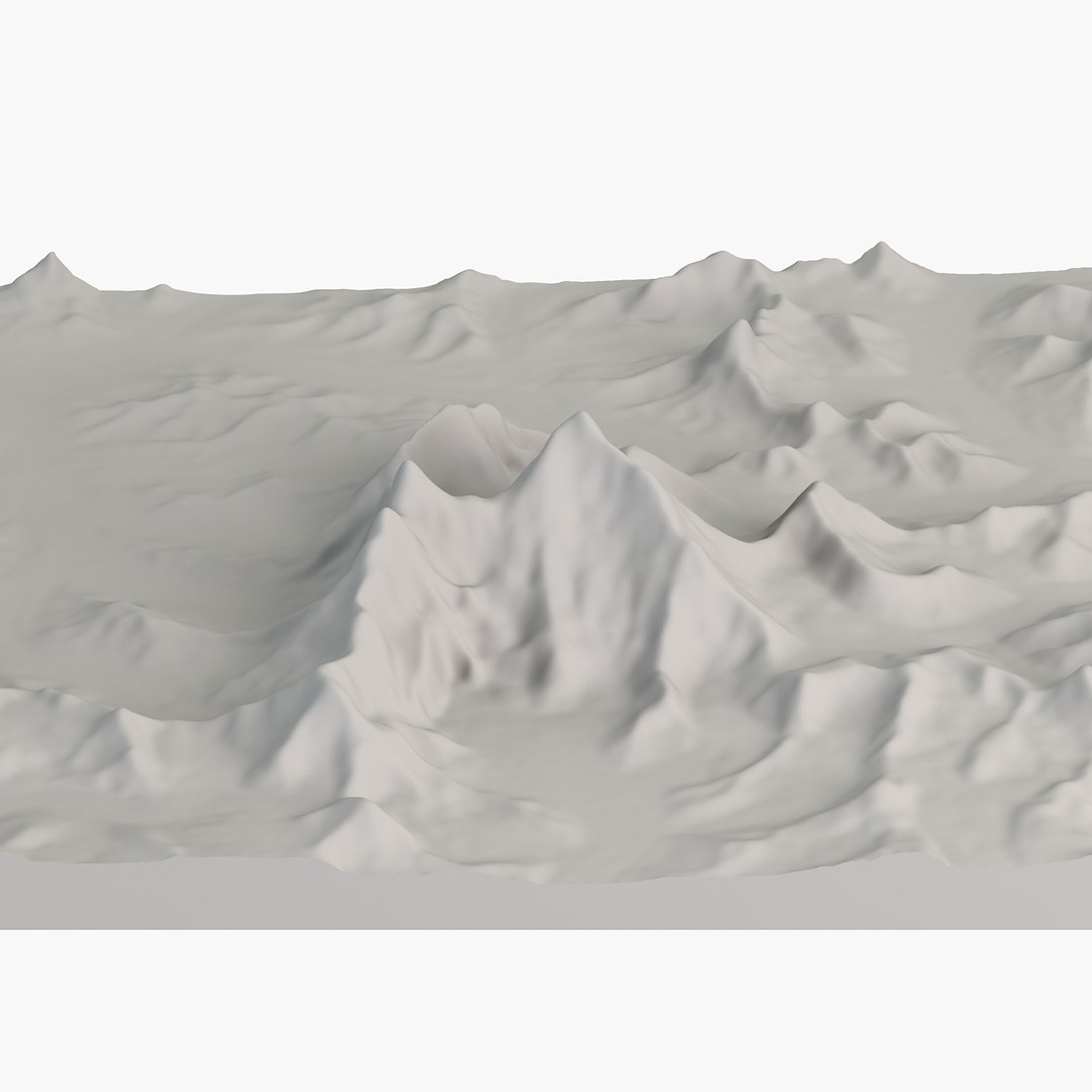 3d Landscape Mount Everest Model