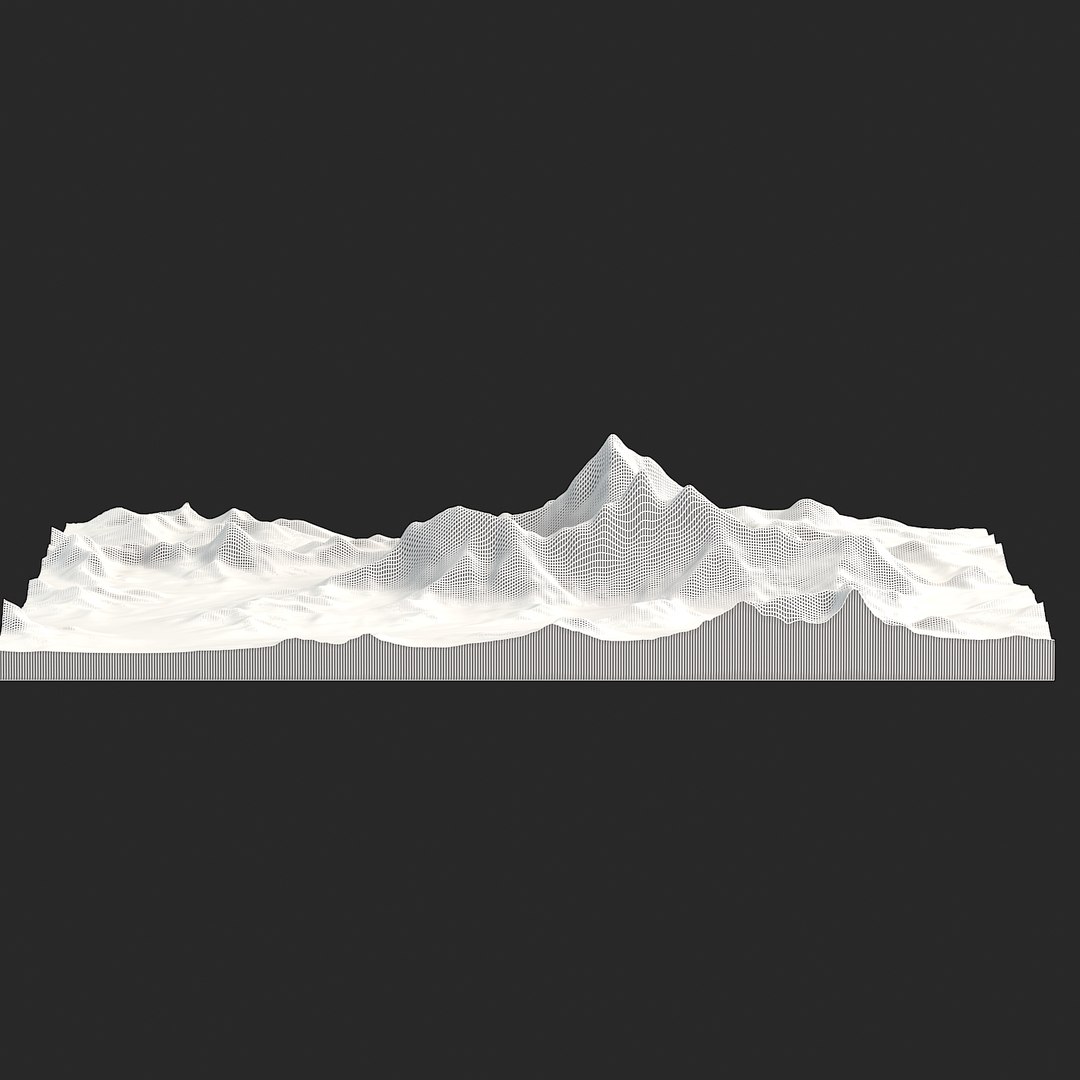 3d Landscape Mount Everest Model
