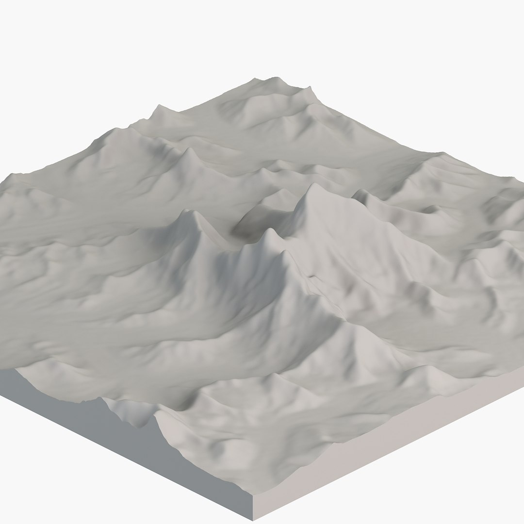 3d Landscape Mount Everest Model