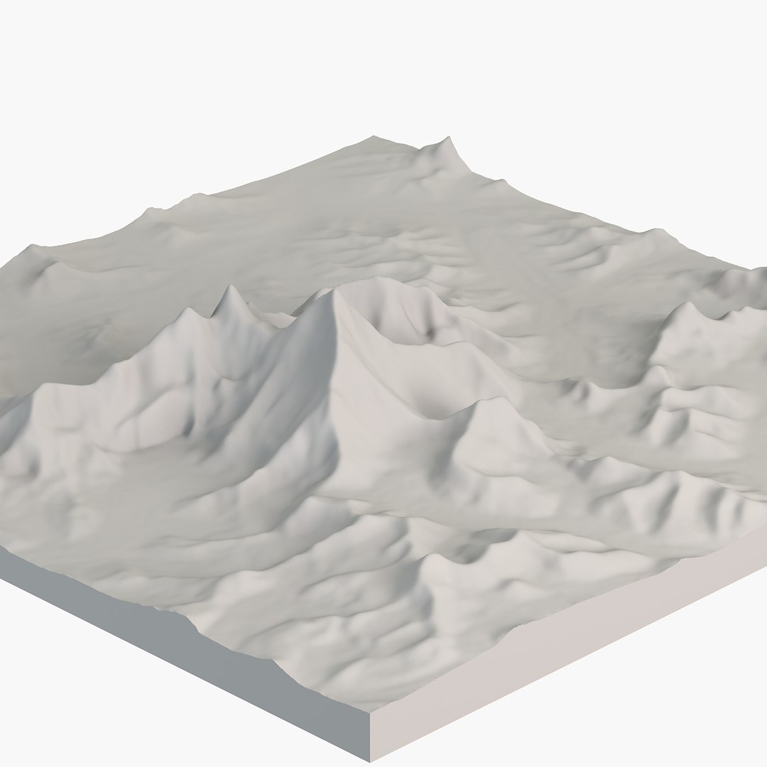 3d Landscape Mount Everest Model