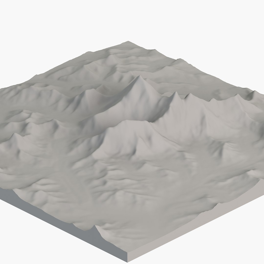 3d Landscape Mount Everest Model