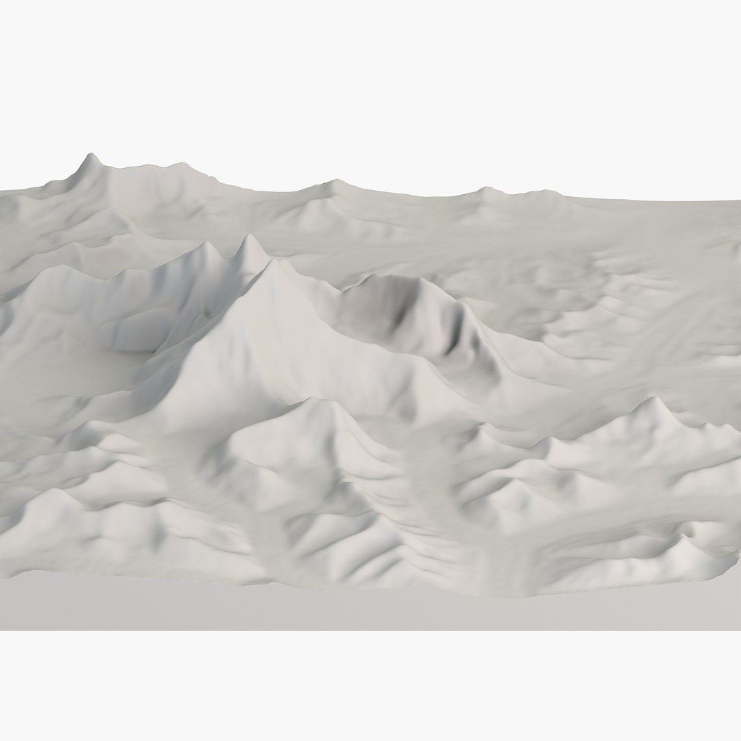 3d Landscape Mount Everest Model