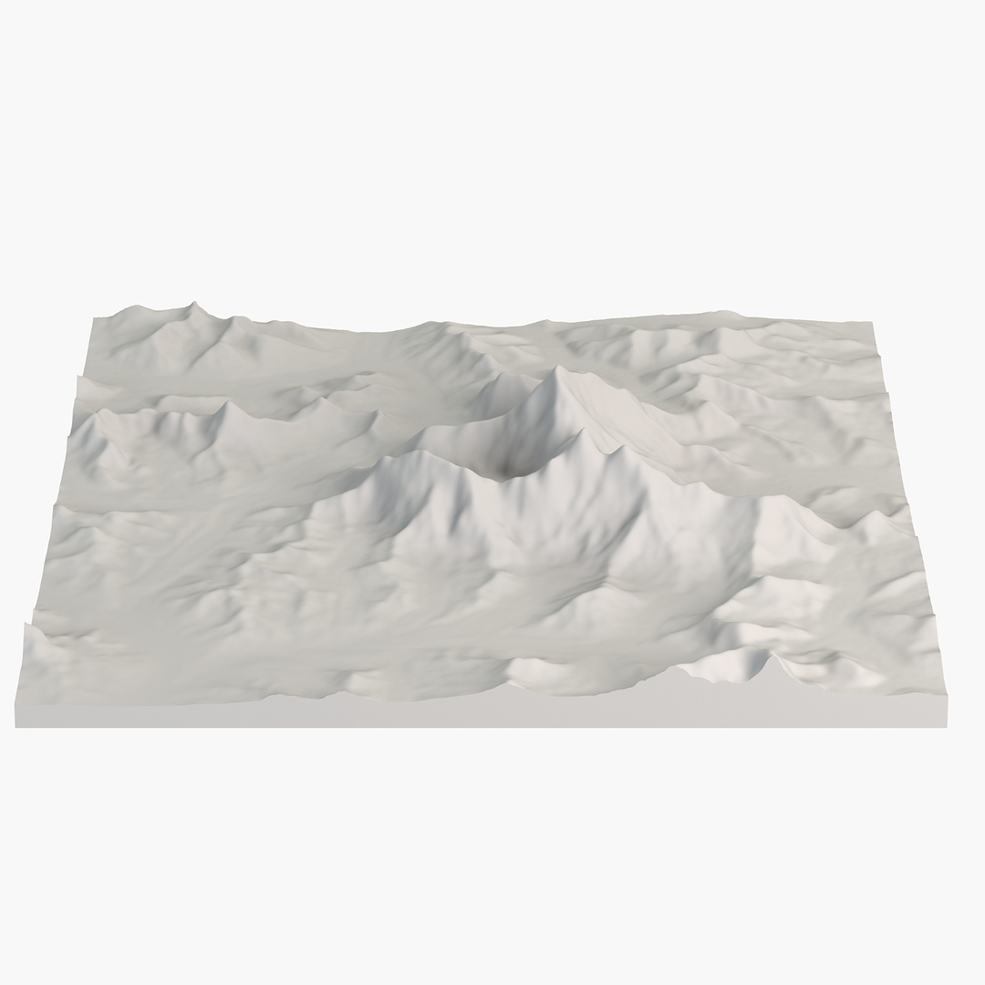 3d Landscape Mount Everest Model