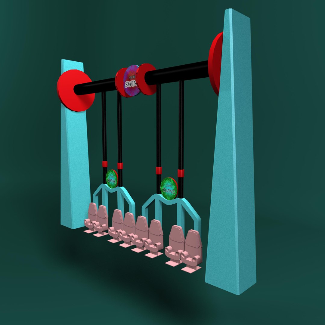 3d Carnival Ride Super Swing