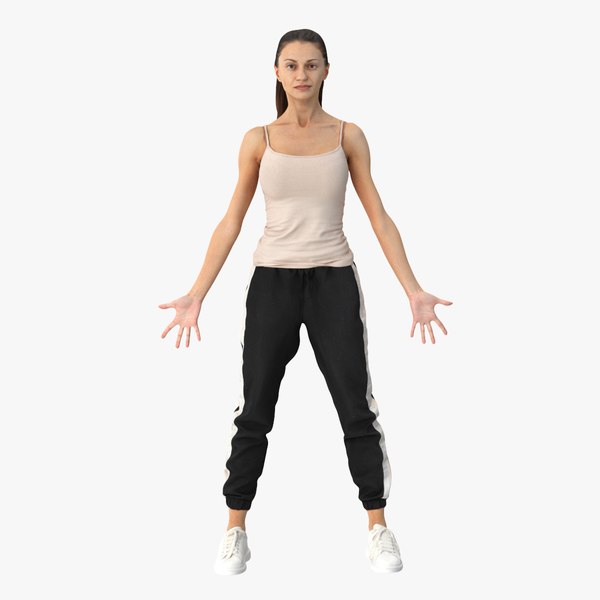 modelo 3d Sofia Sport A Pose - TurboSquid 2074624