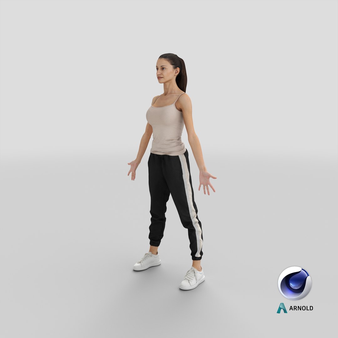 Sofia Sport A Pose 3D model - TurboSquid 2074624