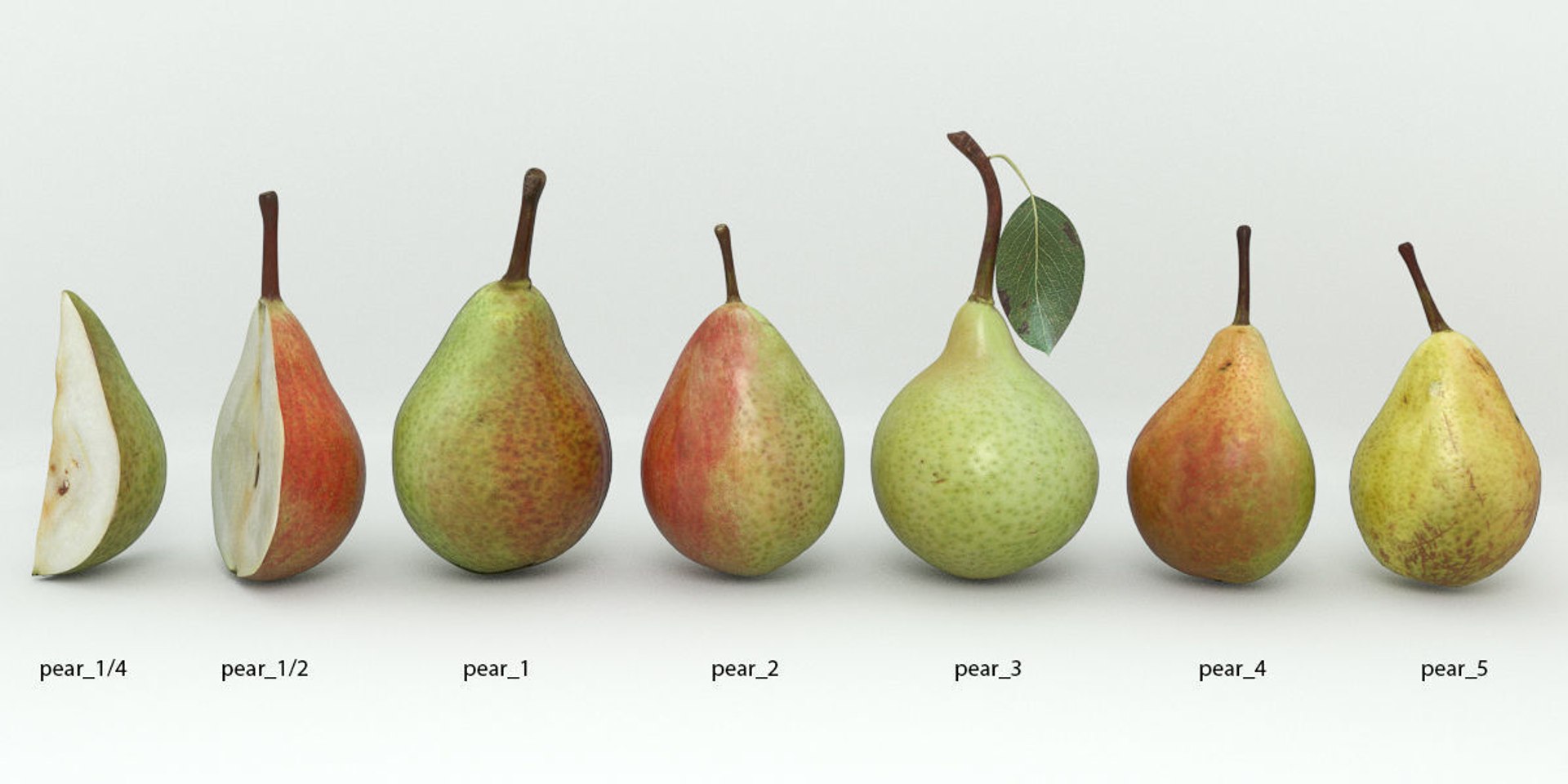 3D Model Pears Cycles - TurboSquid 1210314